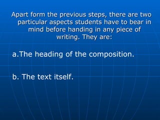 Some writing problems | PPT