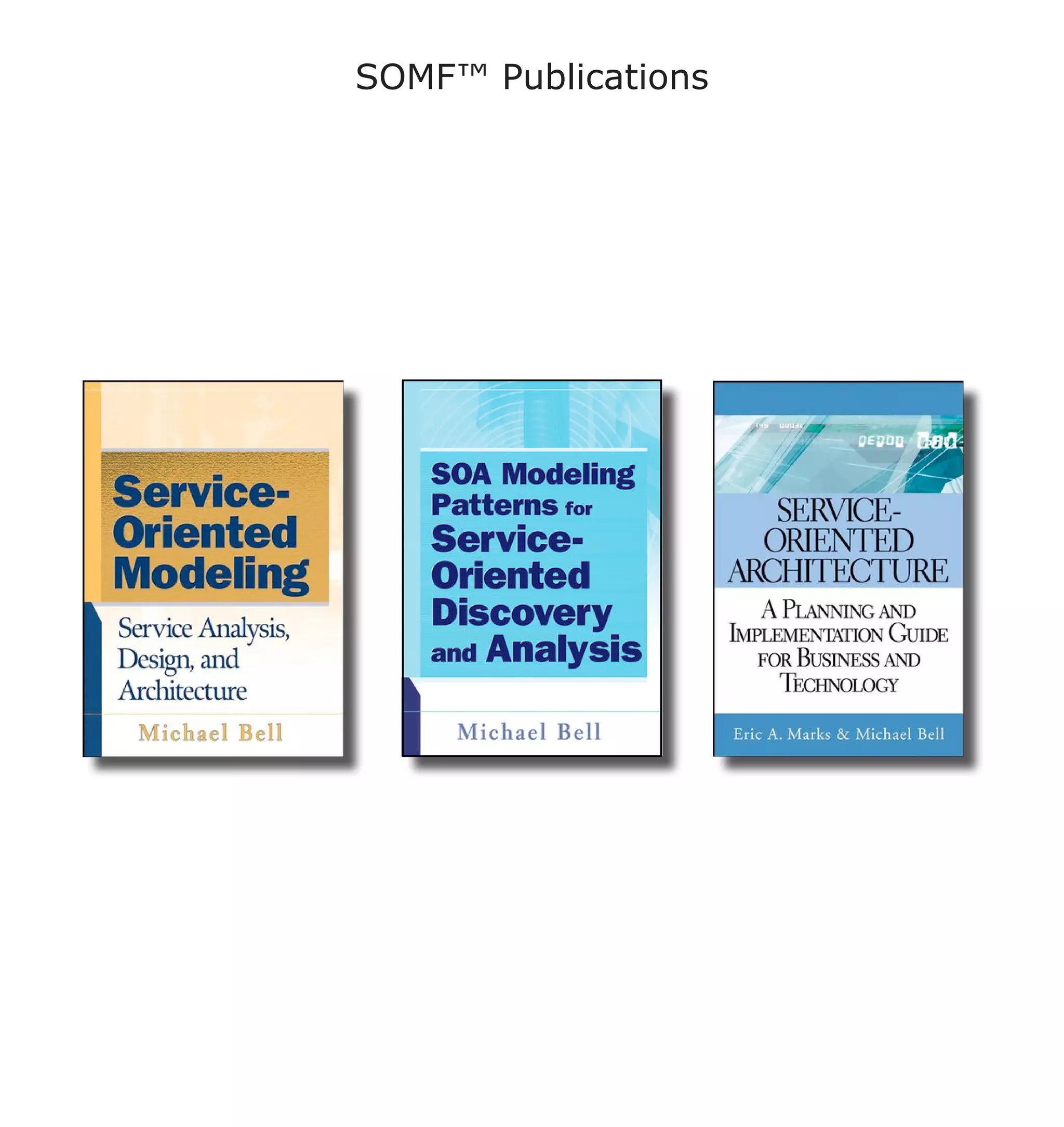 What is SOMF? What is Service-Oriented Modeling? | PDF