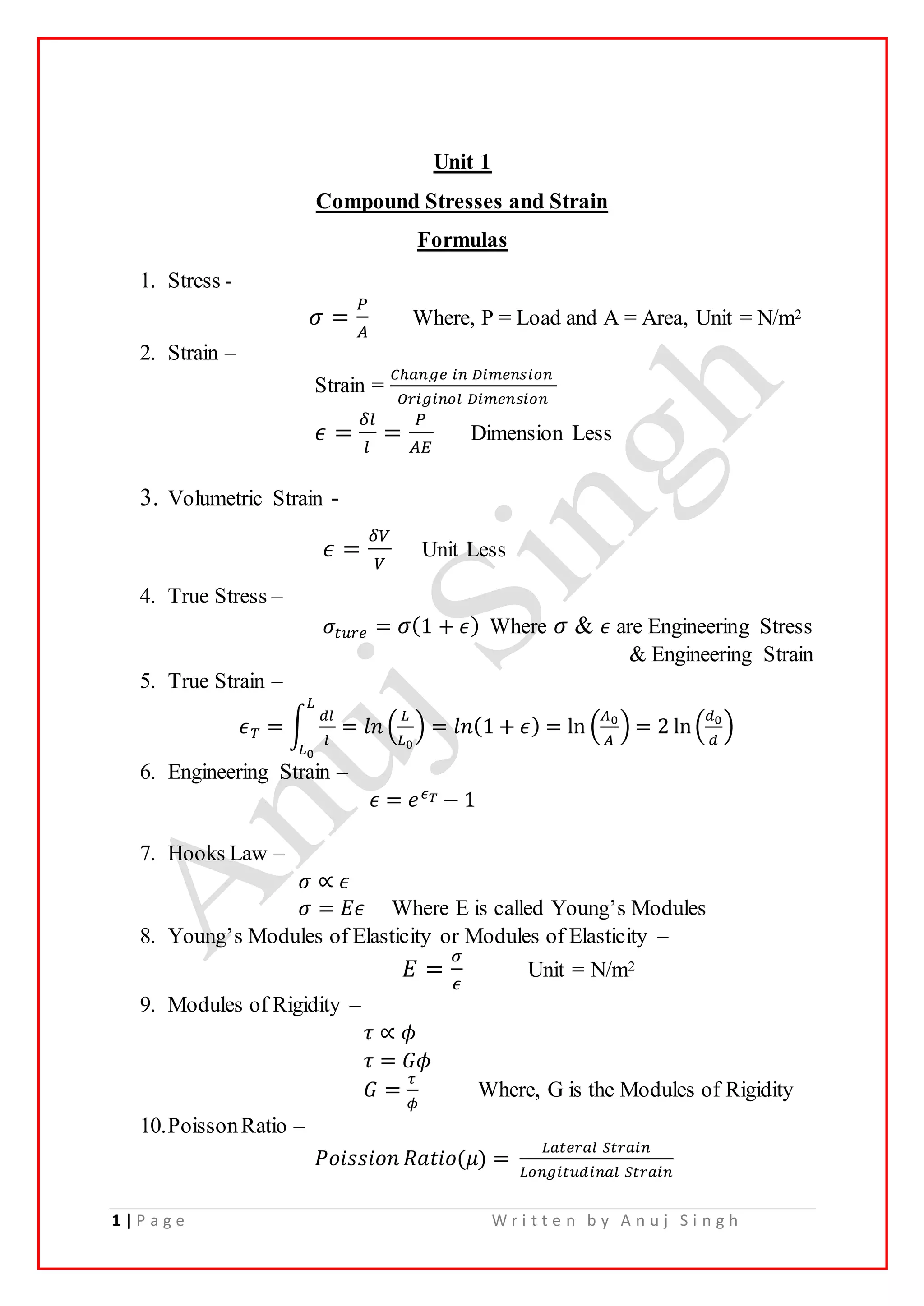 Som formulas pdf | DOCX