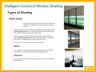 Intelligent Control of Window Shading and the Energy Triangle | PPT