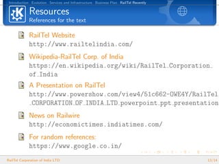 RailTel Corporation of India | PDF