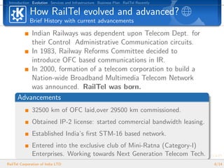 RailTel Corporation of India | PDF