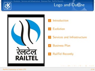 RailTel Corporation of India | PPT | Free Download