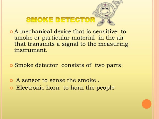 Somke detector project presentation | PPTX