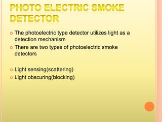 Somke detector project presentation | PPTX