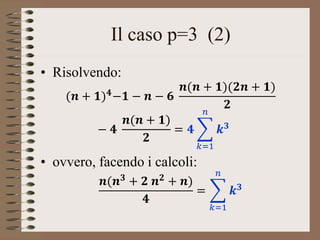 Somme notevoli riguardo ai primi N numeri naturali | PPT