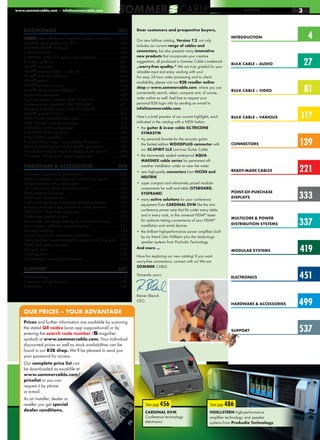 Sommer cable catalogue section 1 | PDF