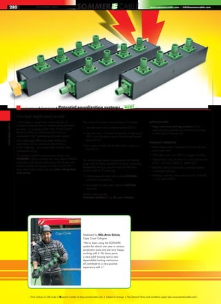 Sommer cable catalogue section 3 | PDF