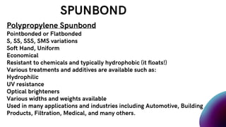 Buy Spunbond Nonwoven | PPT