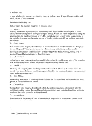 A Project report on metal casting process | PPTX