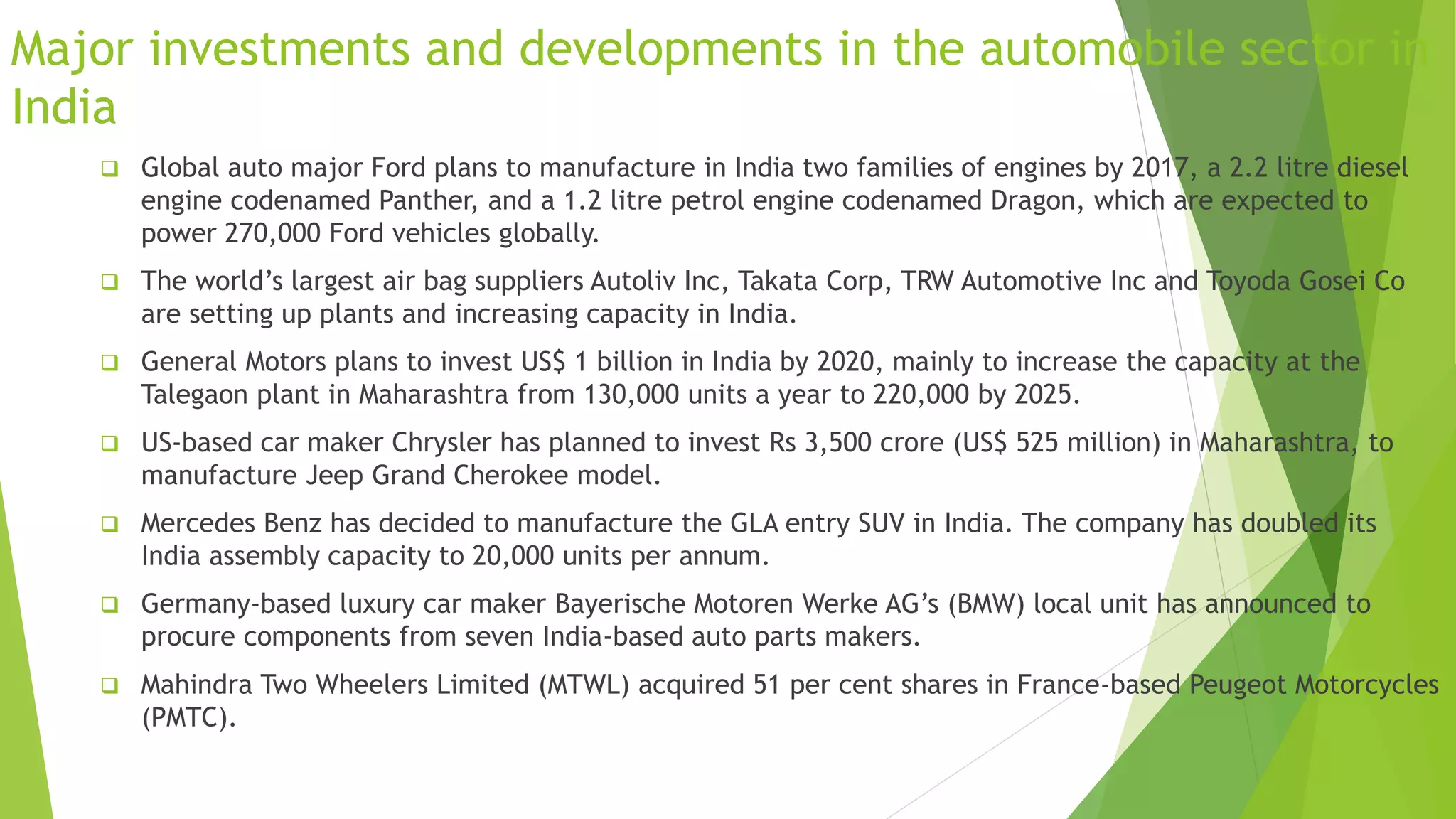 Automobile Industry of India(Present & Future) | PPTX