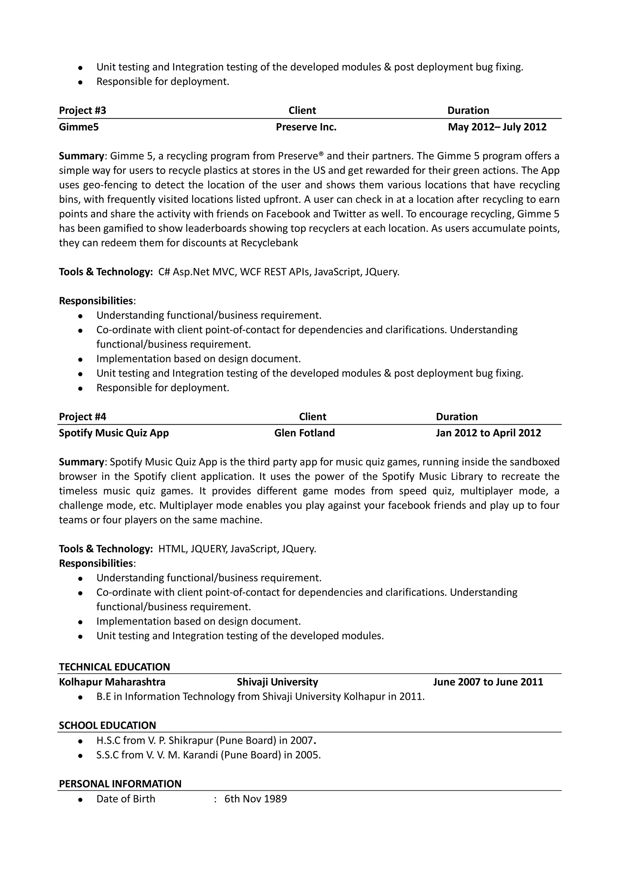 Somnath Resume | PDF