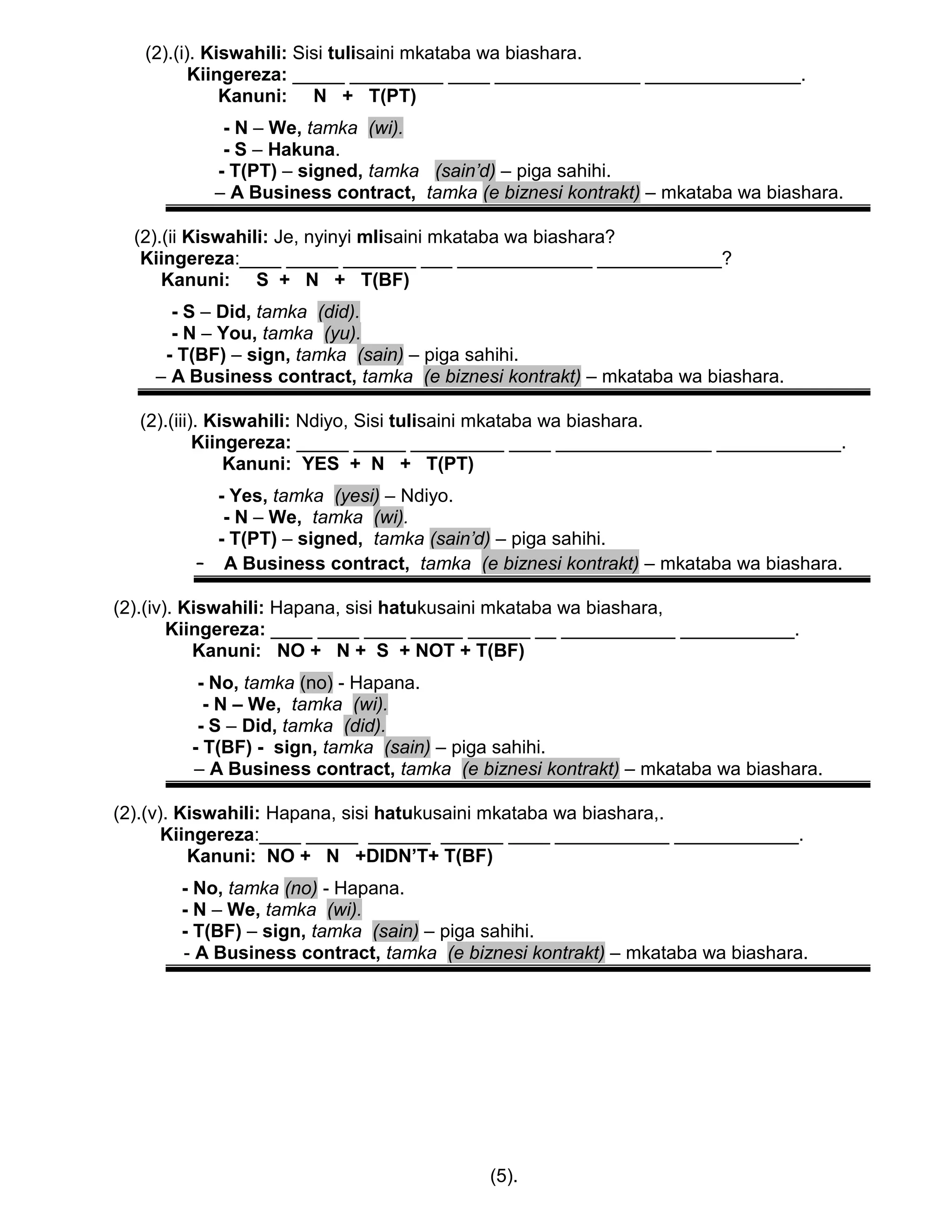 Somo la 5 | PDF | Free Download
