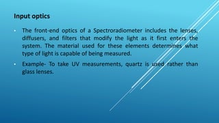 Introduction to spectroradiometer | PDF | Physics | Science