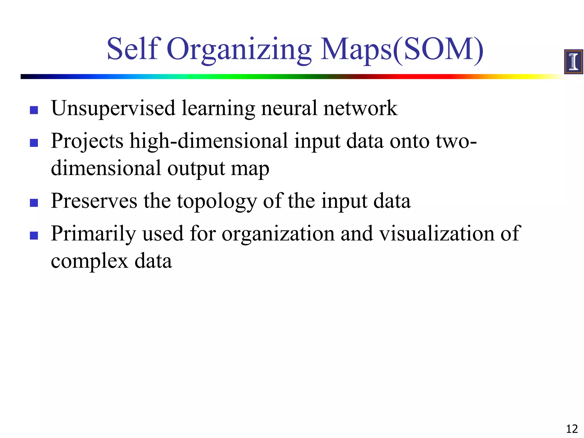 Self Organizing Feature Map(SOM), Topographic Product, Cascade 2 Algorithm | PDF | Artificial ...