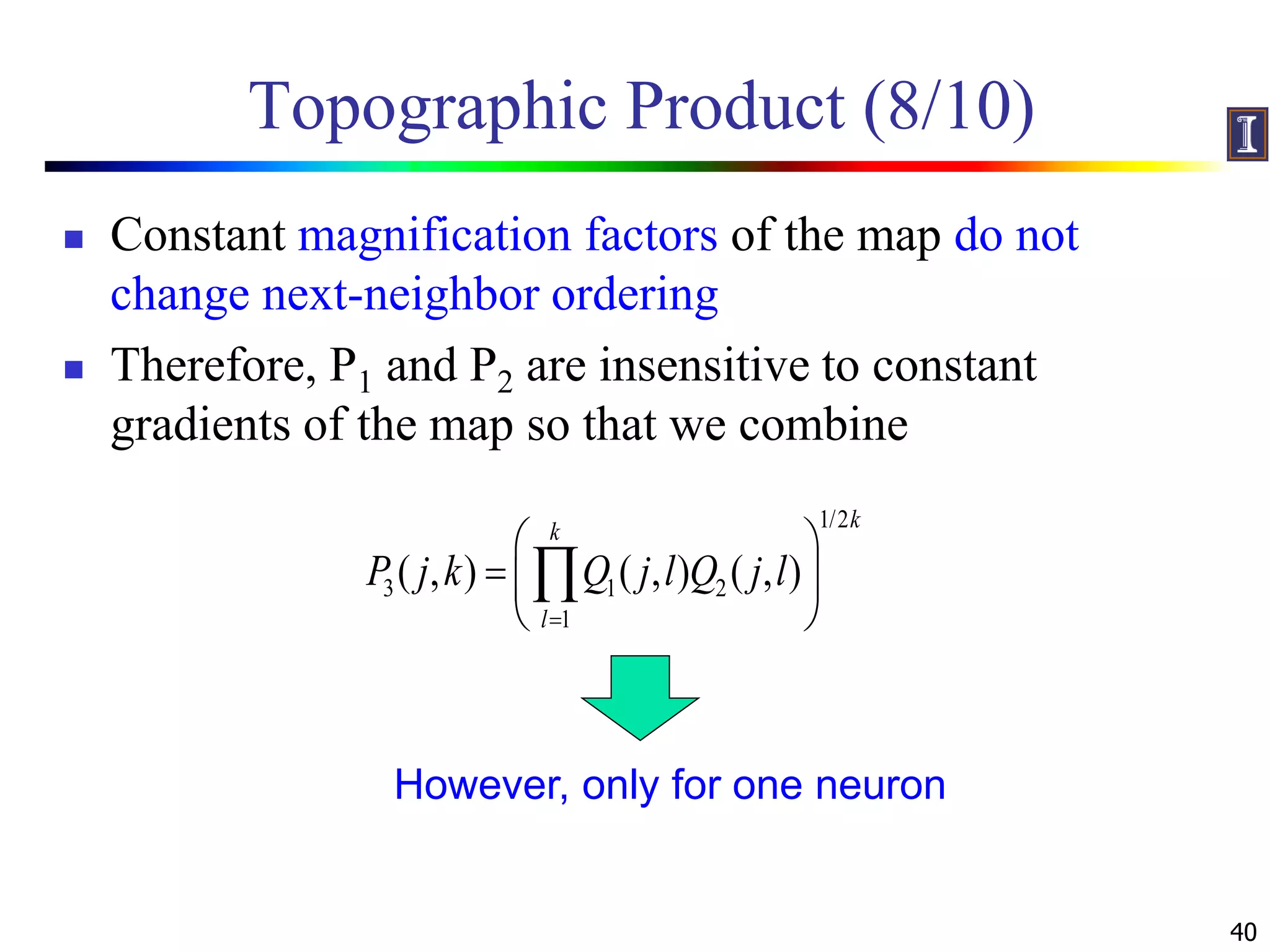 Self Organizing Feature Map(SOM), Topographic Product, Cascade 2 ...