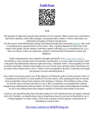 So Much To Tell You Essay | PDF