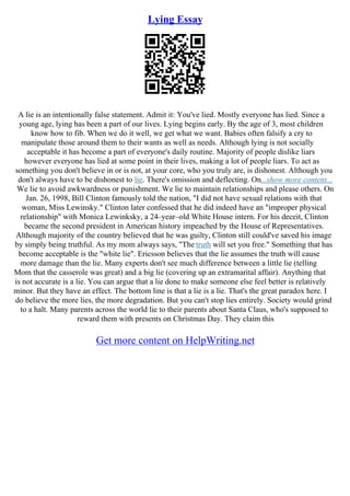 So Much To Tell You Essay | PDF