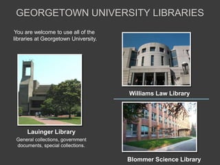 GU School of Medicine Library Orientation 2009 | PPT