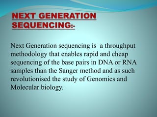 DNA SEQUENCING | PPT