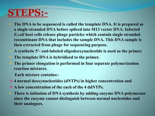 DNA SEQUENCING | PPT