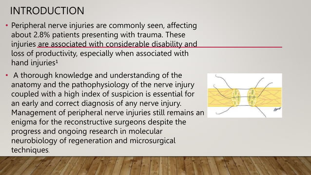 Suture of peripheral nerve .This is a ppt about peripheral nerve suture ...