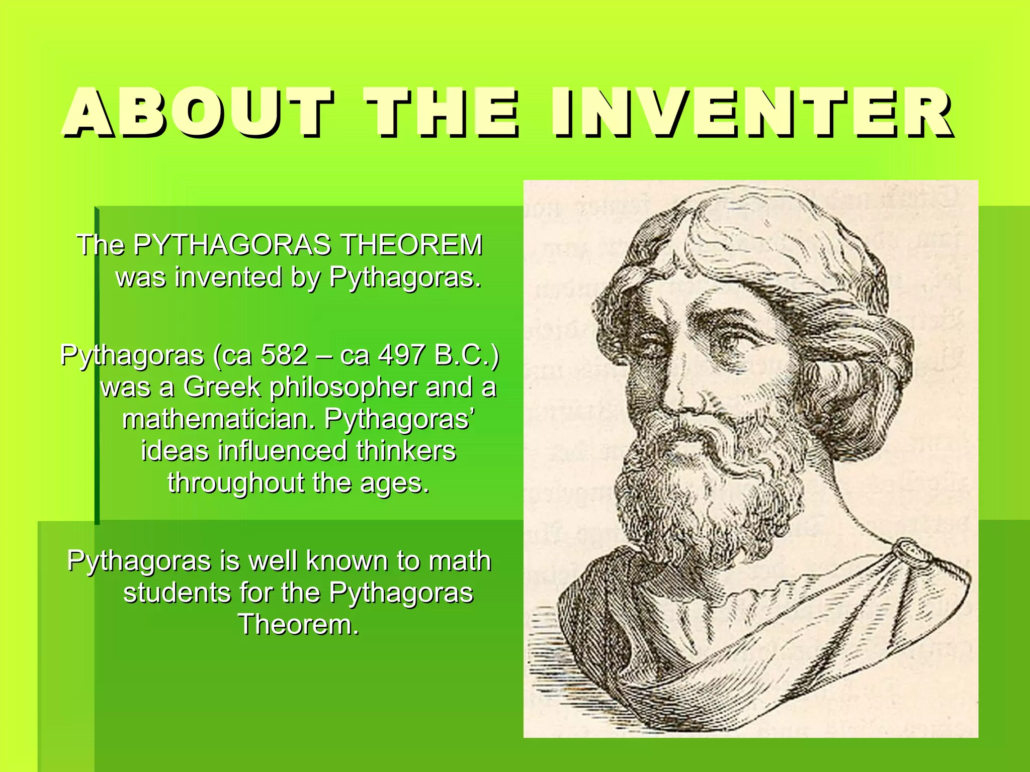 Pythagoras Theorem | PPT