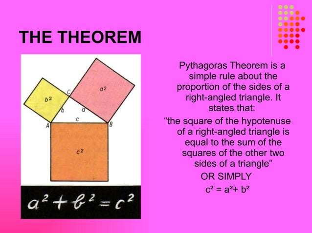 Pythagoras Theorem | PPT | Physics | Science