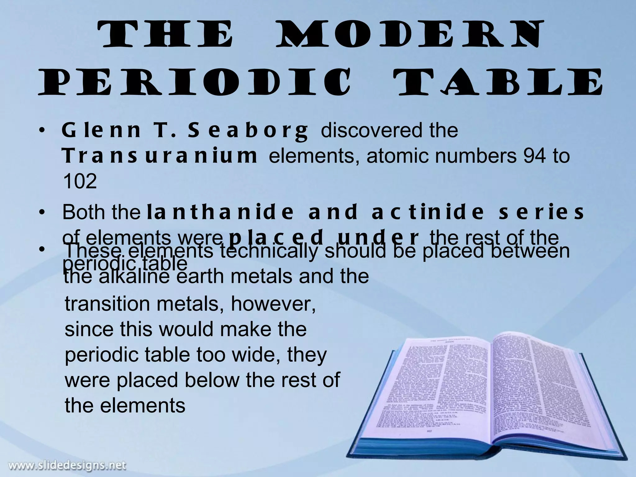 History Of Periodic Table | PPT