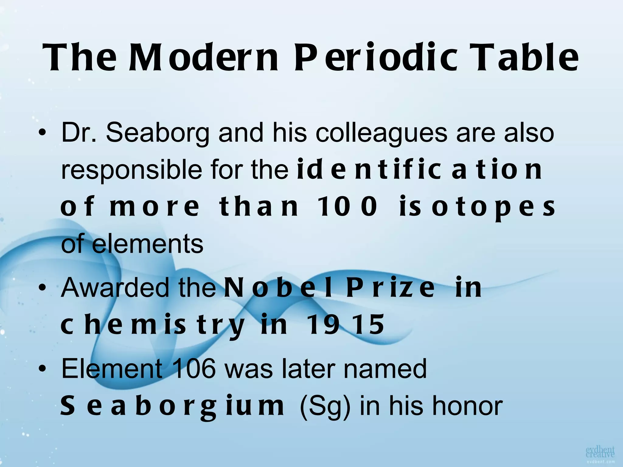 History Of Periodic Table | PPT