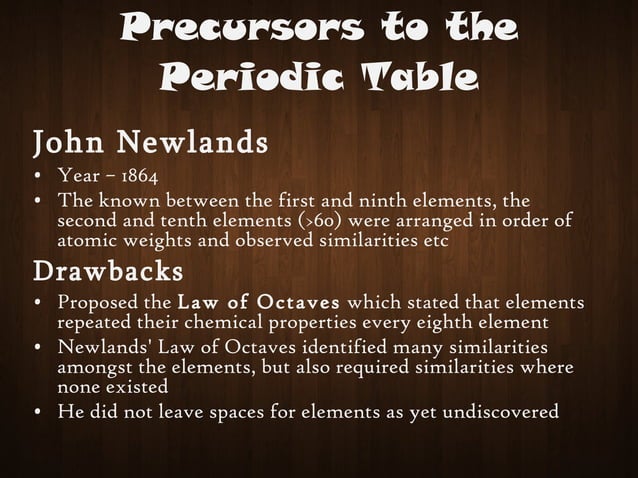 History Of Periodic Table | PPT | Chemistry | Science