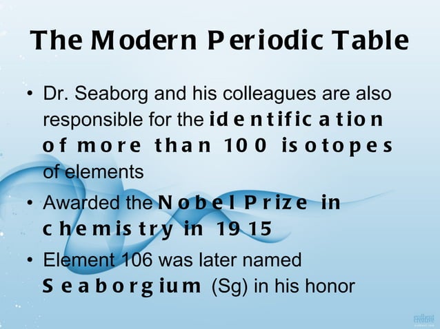 History Of Periodic Table | PPT | Chemistry | Science