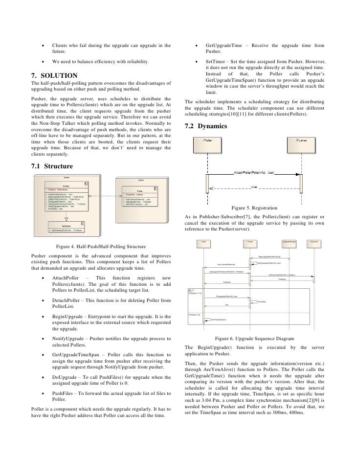 Half-Push/Half-Polling pattern