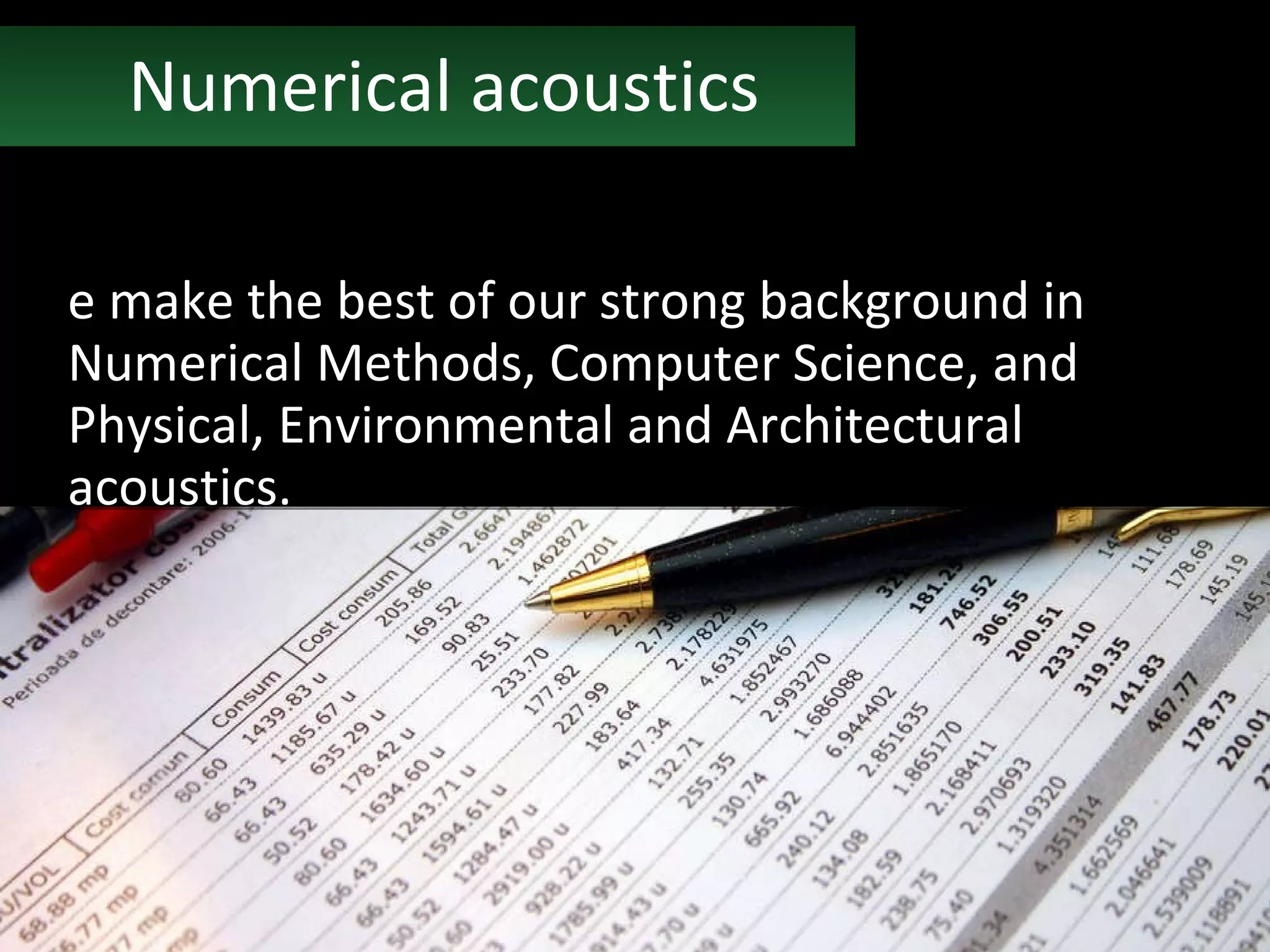 Sound Of Numbers | PPT | Technology & Computing