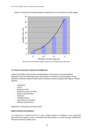 Underground Coal Mining Study | PDF