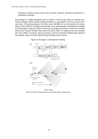 Underground Coal Mining Study | PDF