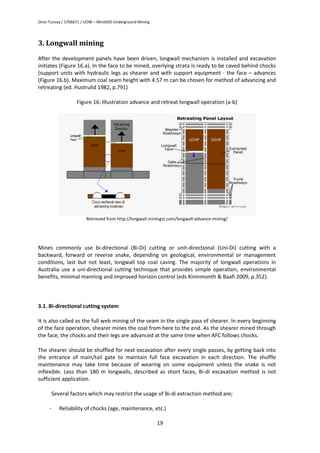 Underground Coal Mining Study | PDF