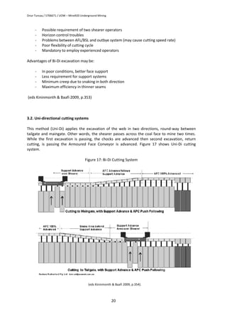 Underground Coal Mining Study | PDF