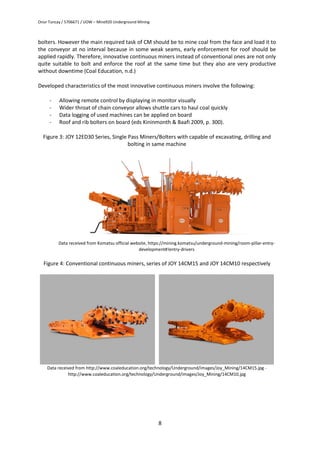 Underground Coal Mining Study | PDF