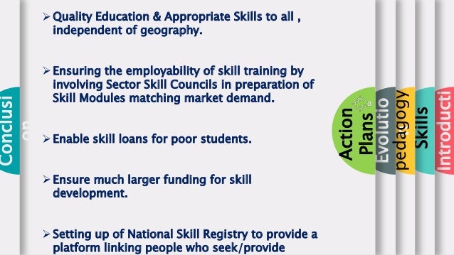 Education,Employment and skill development