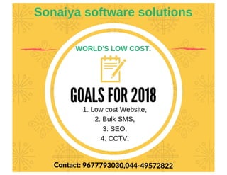 Sonaiya software solutions (1) | PDF