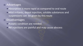 Parental Route of Drug Administration by Sonal Patel | PPTX