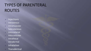 Parental Route of Drug Administration by Sonal Patel | PPTX