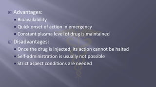 Parental Route of Drug Administration by Sonal Patel | PPT