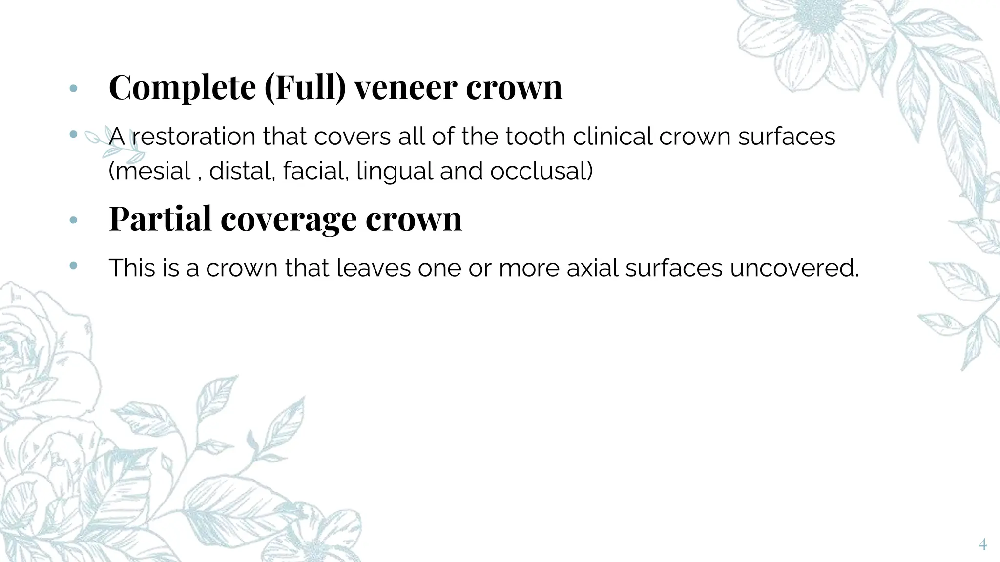 preparation for full coverage restorations .pptx