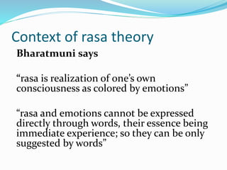 The Theory of Rasa | PPT