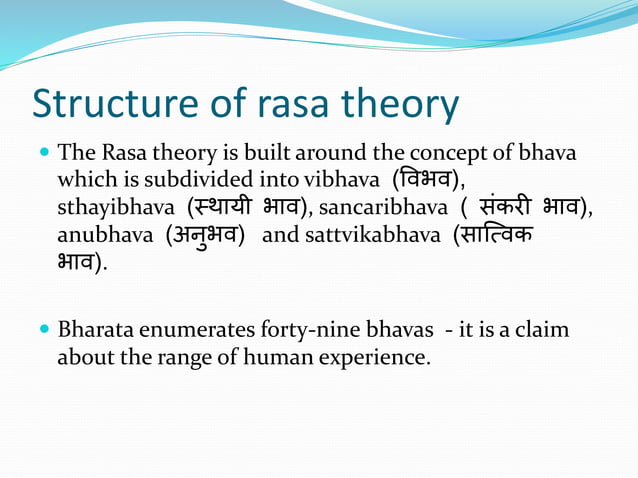 The Theory of Rasa | PPT