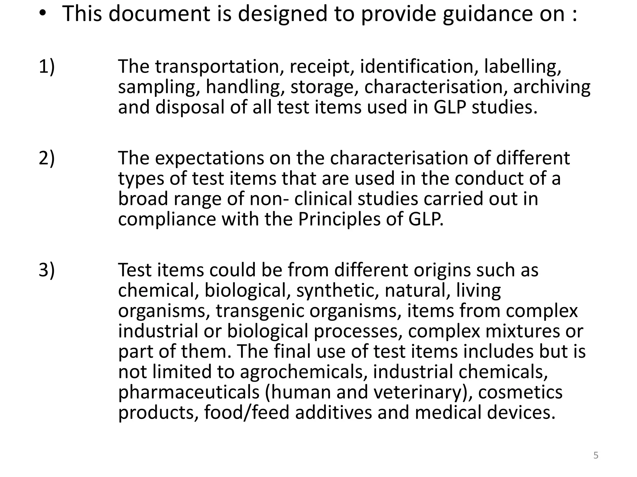 test item characterization of regulatory of toxicological studies | PPTX