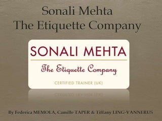 Sonali Mehta | PPT