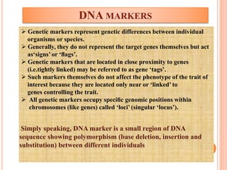 markers and their role | PPTX